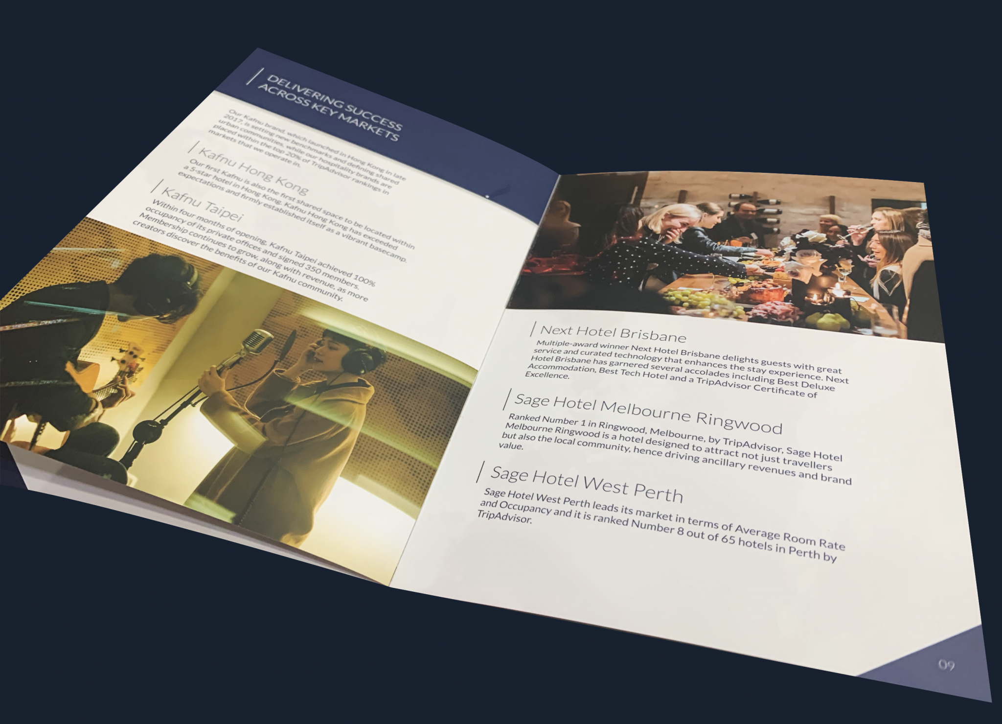 Next Story Group Brochure Design - Singapore Design Agency