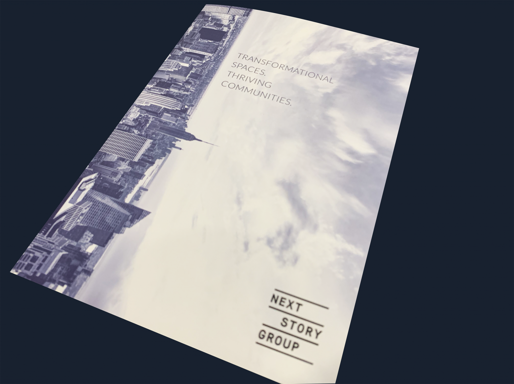 Next Story Group Brochure Design - Singapore Design Agency